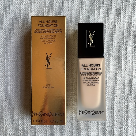 Yves Saint Laurent | Makeup | Ysl All Hours Flawless Matte Foundation 24h Longwear Spf 2 B0 ...